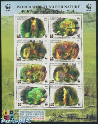 Stamp 2001, Kyrgyzstan WWF Overprints m/s, 2001 - Collecting Stamps ...