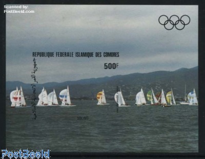 Stamp 1983, Comoros Olympic games s/s, imperforated, 1983 - Collecting ...