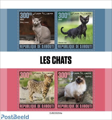 Stamp 2023, Djibouti Cats, 2023 - Collecting Stamps - PostBeeld ...
