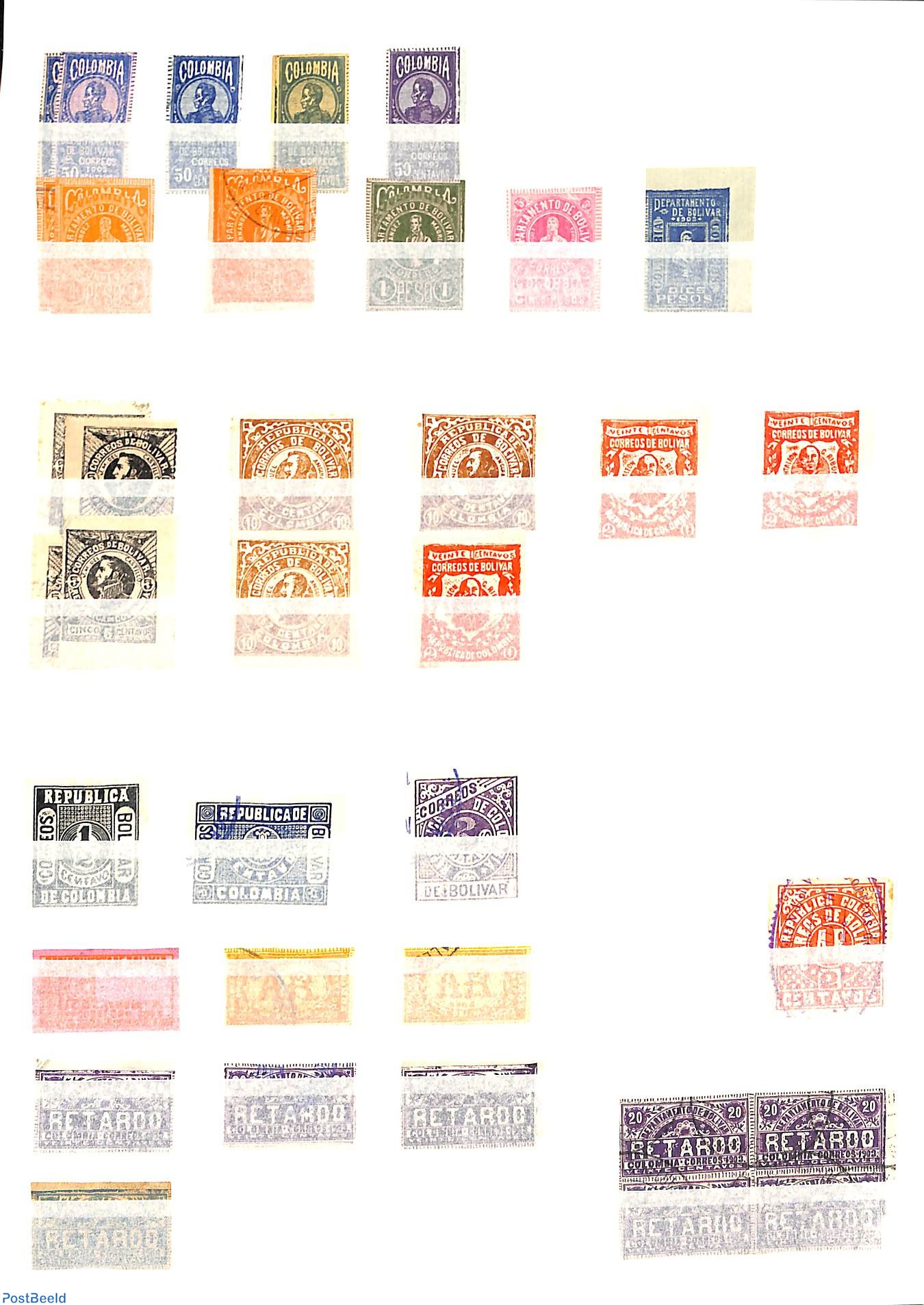 Stamp 1930, Colombia Lot Colombia */o, see 4 pictures, 1930 ...