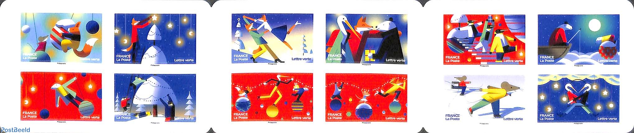 Stamp 2022, France Carnet de timbres Féérique 12v s-a in booklet, 2022 ...