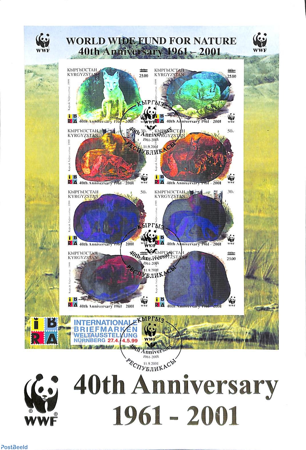 Stamp 2001, Kyrgyzstan WWF Overprints m/s, 2001 - Collecting Stamps ...