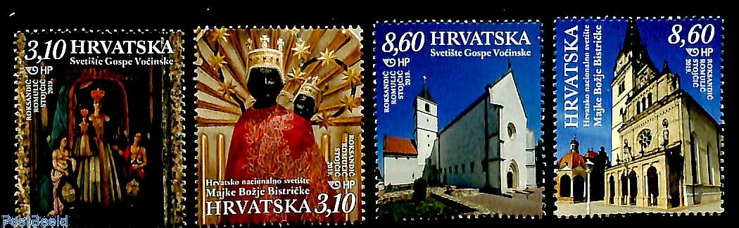Stamp 2019, Croatia Marian Shrines 4v, 2019 - Collecting Stamps ...