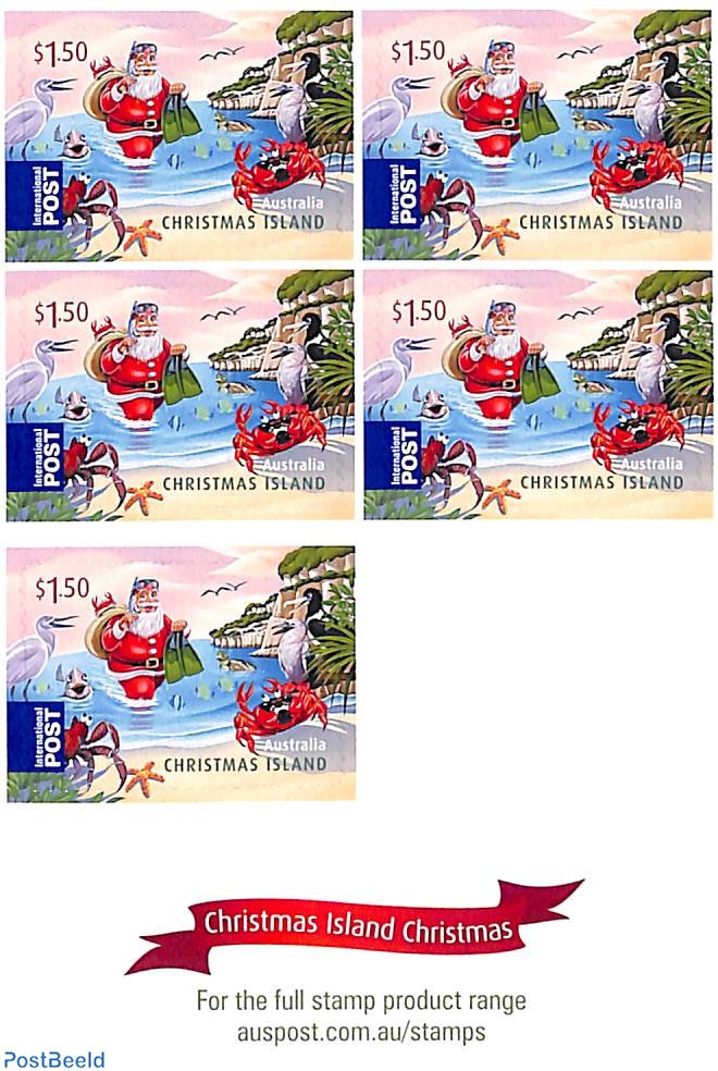 Stamp 2011, Christmas Islands Christmas foil booklet, 2011 - Collecting ...