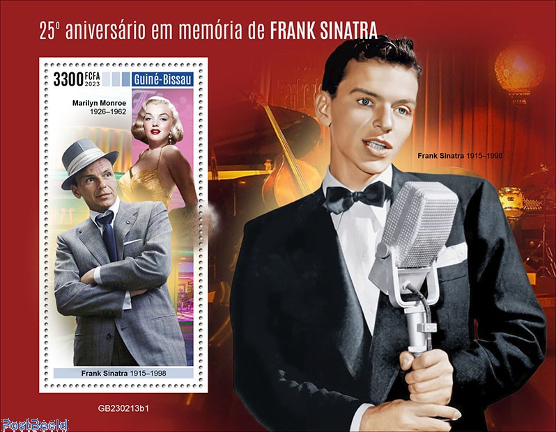 Stamp 2023, Guinea Bissau Frank Sinatra, 2023 - Collecting Stamps ...
