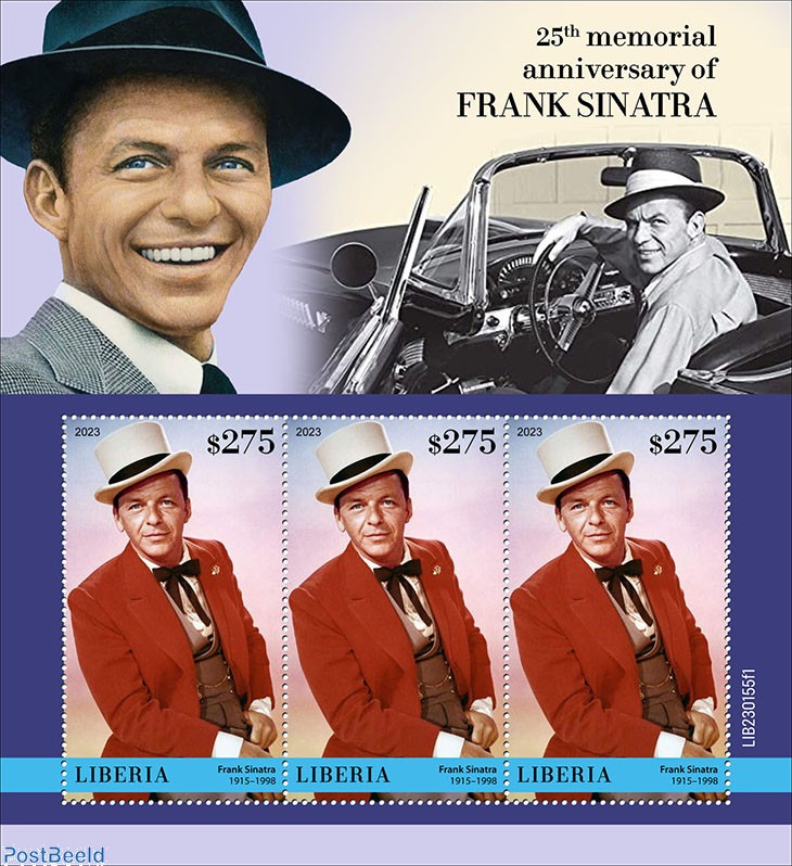 Stamp 2023, Liberia Frank Sinatra, 2023 - Collecting Stamps - PostBeeld ...