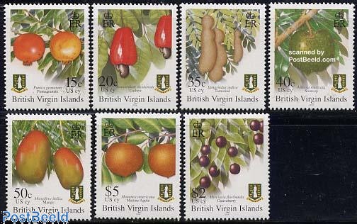 Stamp 2004, Virgin Islands Definitives, fruits 7v, 2004 - Collecting ...
